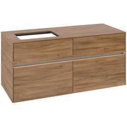 Villeroy & Boch Villeroy & Boch Waschtischunterschrank Collaro C113B0 1200x548x500mm mit Beleuchtung Kansas Oak C113B0RH