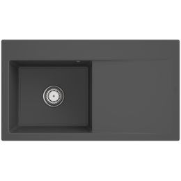 Villeroy & Boch Villeroy & Boch Einbausp&uuml;le Subway Style 50 1000x510mm Ablgarn. IB li Keram. Graphite cplus, 335201i 335201i4