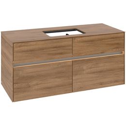Villeroy & Boch Villeroy & Boch Waschtischunterschrank Collaro C112B0 1200x548x500mm mit Beleuchtung Kansas Oak C112B0RH