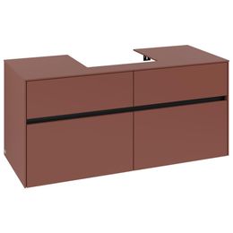 Villeroy & Boch Villeroy & Boch Waschtischunterschrank Collaro C07000 1200x548x500mm 4 Ausz. Waschtisch mittig Wine C07000AH