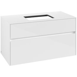 Villeroy & Boch Villeroy & Boch Waschtischunterschrank Collaro C10900 1000x548x500mm Glossy White C10900DH