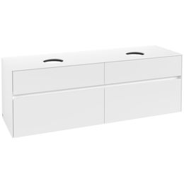 Villeroy & Boch Villeroy & Boch Waschtischunterschrank Collaro C052 1600x548x500mm 4 Ausz. f&uuml;r 2 Waschtisch White Ma C05200MS