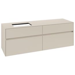 Villeroy & Boch Villeroy & Boch Waschtischunterschrank Collaro C12100 1600x548x500mm 4 Ausz. Waschtisch li Cashmere C12100VN