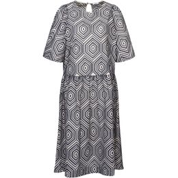 Seidensticker Midi-Kleid Wei&szlig;/Marine (Gr&ouml;&szlig;e: 34)