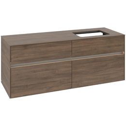 Villeroy & Boch Villeroy & Boch Waschtischunterschrank Collaro C118B0 1400x548x500mm mit Beleuchtung Arizona Oak C118B0VH