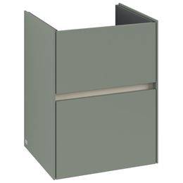 Villeroy & Boch Villeroy & Boch Waschtischunterschrank Collaro 472x610x404mm 2 Ausz. Waschbecken mittig Soft Green C14100AF