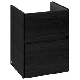Villeroy & Boch Villeroy & Boch Waschtischunterschrank Collaro 472x610x404mm m. Bel. 2 Ausz. Waschtisch mittig Black C141B0AB