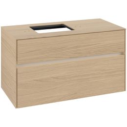 Villeroy & Boch Villeroy & Boch Waschtischunterschrank Collaro C126B0 1000x548x500mm mit Beleuchtung Nordic Oak C126B0VJ