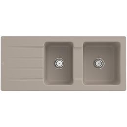 Villeroy & Boch Villeroy & Boch Einbausp&uuml;le Architectura 80 1160x510mm Ablgarn. aus Keramik Almond cplus, 338001AM 338001AM