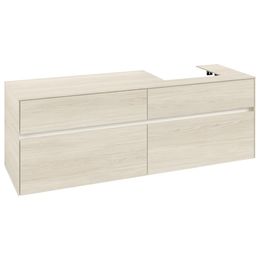 Villeroy & Boch Villeroy & Boch Waschtischunterschrank Collaro C079B0 1600x548x500mm m. Bel. 4 Ausz. Waschtisch re W C079B0AA