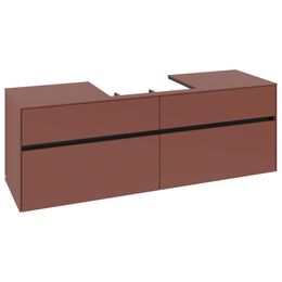 Villeroy & Boch Villeroy & Boch Waschtischunterschrank Collaro C02500 1600x548x500mm 4 Ausz. Waschtisch mittig Wine C02500AH