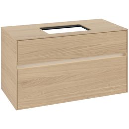 Villeroy & Boch Villeroy & Boch Waschtischunterschrank Collaro C109B0 1000x548x500mm mit Beleuchtung Nordic Oak C109B0VJ