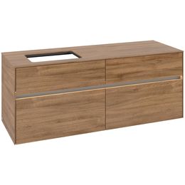 Villeroy & Boch Villeroy & Boch Waschtischunterschrank Collaro C117B0 1400x548x500mm mit Beleuchtung Kansas Oak C117B0RH