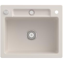 Villeroy & Boch Villeroy & Boch Einbausp&uuml;le Siluet 60 S 600x510mm Exc-Garn. aus TitanCeram Crema cplus, 334602KR 334602KR