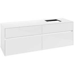 Villeroy & Boch Villeroy & Boch Waschtischunterschrank Collaro C136B0 1600x548x500mm mit Beleuchtung Glossy White C136B0DH