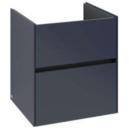 Villeroy & Boch Villeroy & Boch Waschtischunterschrank Collaro 561x610x480mm 2 Ausz. Waschbecken mittig Marine Blu C14200VQ