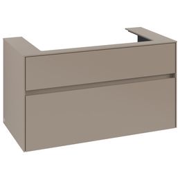 Villeroy & Boch Villeroy & Boch Waschtischunterschrank Collaro C020B0 1000x548x500mm m. Bel. 2 Ausz. Waschtisch mitt C020B0VM