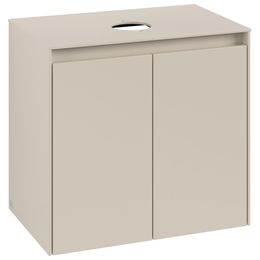 Villeroy & Boch Villeroy & Boch Waschtischunterschrank Collaro 600x548x380mm m. Bel. 2trg. Waschtisch mittig Cashmer C150B0VN