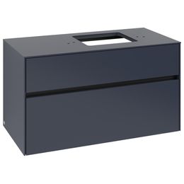 Villeroy & Boch Villeroy & Boch Waschtischunterschrank Collaro C12700 1000x548x500mm 2 Ausz. Waschtisch re Marine Bl C12700VQ