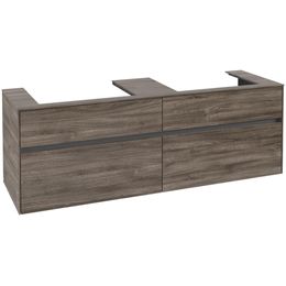 Villeroy & Boch Villeroy & Boch Collaro Waschbeckenunterschrank, 4 Ausz&uuml;ge, 1600 x 548 x 500 mm, Stone Oak C02400RK