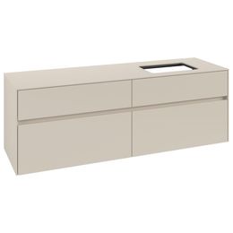 Villeroy & Boch Villeroy & Boch Waschtischunterschrank Collaro C12200 1600x548x500mm 4 Ausz. Waschtisch re Cashmere C12200VN