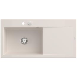 Villeroy & Boch Villeroy & Boch Einbausp&uuml;le Subway Style 60 1000x510mm Exc-Garn. IB li aus Keramik Crema cplus, 3362 336202KR