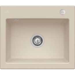 Villeroy & Boch Villeroy & Boch Einbausp&uuml;le Subway 60 S 600x510mm Exc-Garn. aus Keramik Almond cplus, 330902AM 330902AM