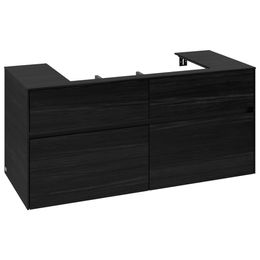 Villeroy & Boch Villeroy & Boch Waschtischunterschrank Collaro C08700 1200x548x500mm 4 Ausz. Waschtisch mittig Black C08700AB