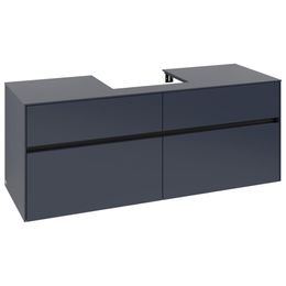 Villeroy & Boch Villeroy & Boch Waschtischunterschrank Collaro C07300 1400x548x500mm 4 Ausz. Waschtisch mittig Marin C07300VQ