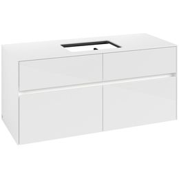Villeroy & Boch Villeroy & Boch Waschtischunterschrank Collaro C112B0 1200x548x500mm mit Beleuchtung Glossy White C112B0DH