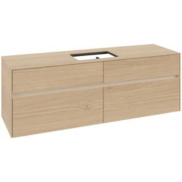 Villeroy & Boch Villeroy & Boch Waschtischunterschrank Collaro C120B0 1600x548x500mm mit Beleuchtung Nordic Oak C120B0VJ