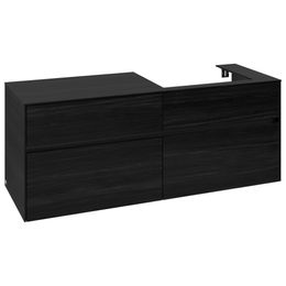 Villeroy & Boch Villeroy & Boch Waschtischunterschrank Collaro C086B0 1400x548x500mm m. Bel. 4 Ausz. Waschtisch re B C086B0AB