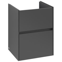 Villeroy & Boch Villeroy & Boch Waschtischunterschrank Collaro 472x610x404mm 2 Ausz. Waschbecken mittig Graphite C14100VR
