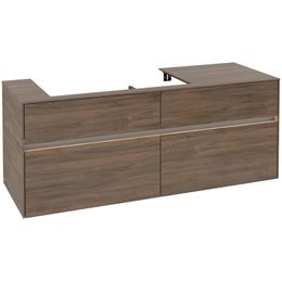 Villeroy & Boch Villeroy & Boch Waschtischunterschrank Collaro C089B0 1400x548x500mm mit Beleuchtung C089B0VH