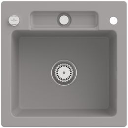Villeroy & Boch Villeroy & Boch Einbausp&uuml;le Siluet 50 S 510x510mm Exc-Garn. aus TitanCeram Fossil cplus, 334502KD 334502KD
