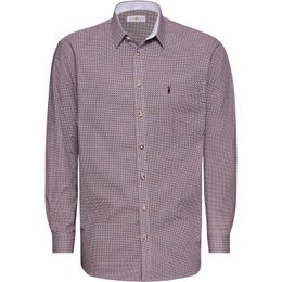 Almsach Trachtenhemd Bordeaux (Gr&ouml;&szlig;e: XL)