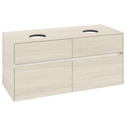 Villeroy & Boch Villeroy & Boch Waschtischunterschrank Collaro C04400 1200x548x500mm 4 Ausz. f&uuml;r 2 Waschtisch White C04400AA