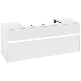 Villeroy & Boch Villeroy & Boch Waschtischunterschrank Collaro C088B0 1400x548x500mm mit Beleuchtung C088B0MS