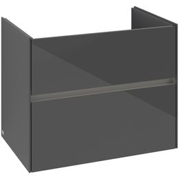 Villeroy & Boch Villeroy & Boch Waschtischunterschrank Collaro C144B0 472x609,5x761mm mit Beleuchtung Glossy Grey C144B0FP