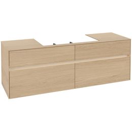Villeroy & Boch Villeroy & Boch Waschtischunterschrank Collaro C028B0 1600x548x500mm mit Beleuchtung C028B0VJ
