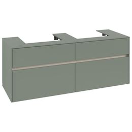 Villeroy & Boch Villeroy & Boch Waschtischunterschrank Collaro C076B0 1400x548x500mm m. Bel. 4 Ausz. f&uuml;r 2 Waschtisc C076B0AF