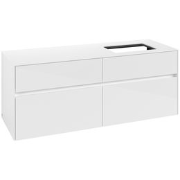 Villeroy & Boch Villeroy & Boch Waschtischunterschrank Collaro C11800 1400x548x500mm Glossy White C11800DH