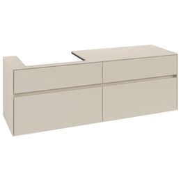 Villeroy & Boch Villeroy & Boch Waschtischunterschrank Collaro C022B0 1600x548x500mm m. Bel. 4 Ausz. Waschtisch li C C022B0VN