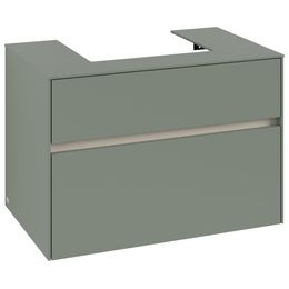 Villeroy & Boch Villeroy & Boch Waschtischunterschrank Collaro C06900 800x548x500mm 2 Ausz. Waschtisch mittig Soft G C06900AF