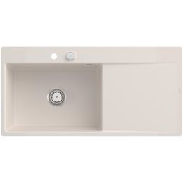 Villeroy & Boch Villeroy & Boch Einbausp&uuml;le Subway Style 60 Flat 1000x510mm Exc-Garn. IB li Keram. Crema cplus, 3362 33622FKR