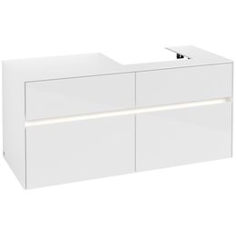 Villeroy & Boch Villeroy & Boch Waschtischunterschrank Collaro C072B0 1200x548x500mm mit Beleuchtung C072B0DH