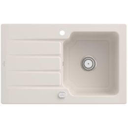 Villeroy & Boch Villeroy & Boch Einbausp&uuml;le Architectura 45 860x510mm Exc-Garn. aus Keramik Crema cplus, 334002KR 334002KR