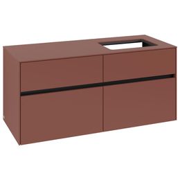 Villeroy & Boch Villeroy & Boch Waschtischunterschrank Collaro C11400 1200x548x500mm 4 Ausz. Waschtisch re Wine Red C11400AH