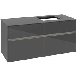 Villeroy & Boch Villeroy & Boch Waschtischunterschrank Collaro C130B0 1200x548x500mm mit Beleuchtung Glossy Grey C130B0FP