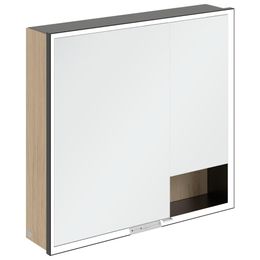 Villeroy & Boch Villeroy & Boch Aufputz-Spiegelschrank My View+ B48180 800x750x168mm m. Bel. Nordic Oak B48180VJ